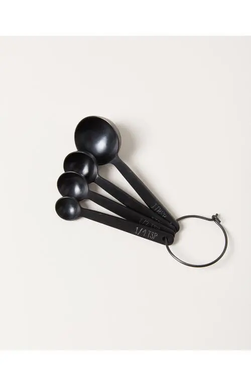 FARMHOUSE POTTERY Stowe Measuring Spoons - Onyx