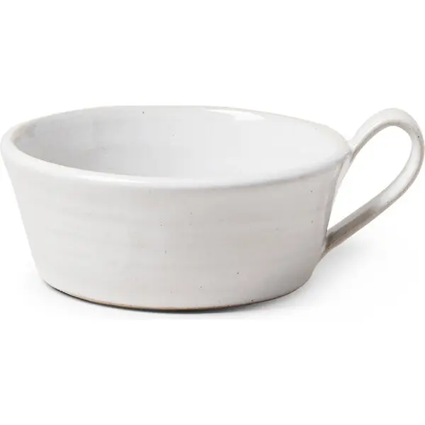 FARMHOUSE POTTERY Silo Soup Mug - White