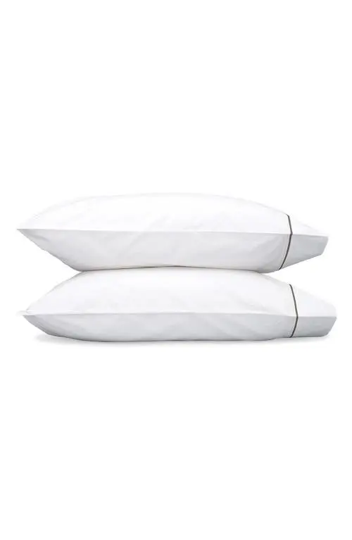 MATOUK Essex Set Of 2 Pillowcases - Charcoal