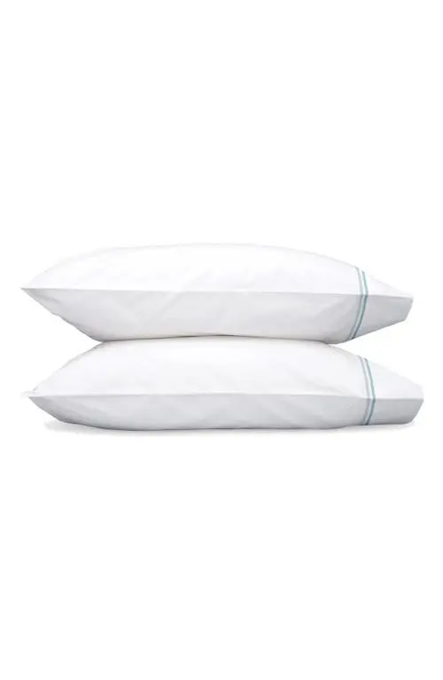 MATOUK Essex Set Of 2 Pillowcases - Pool