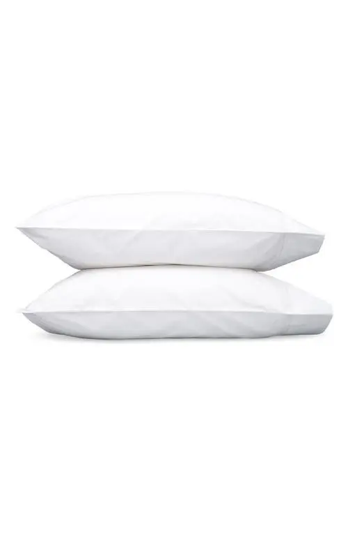 MATOUK Essex Set Of 2 Pillowcases - White