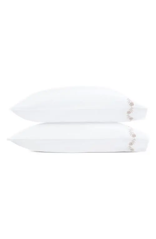 MATOUK Daphne Set Of 2 520 Thread Count Pillowcases - Dune