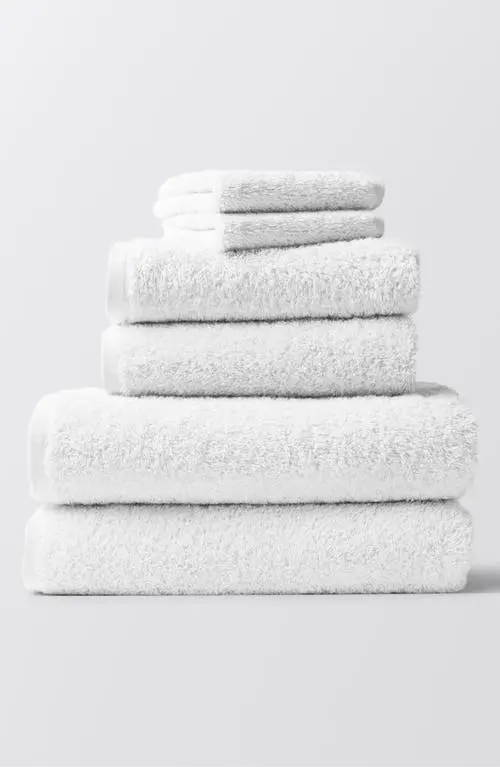 COYUCHI Cloud Loom™ Organic Cotton Bath Essentials - Alpine White