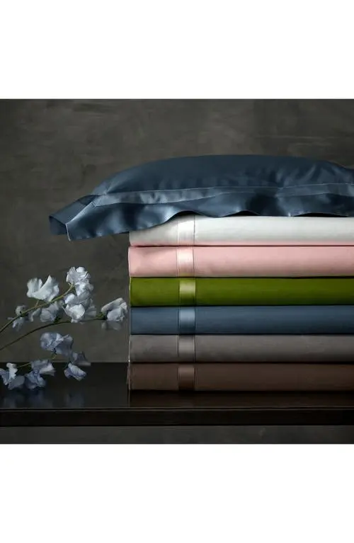 MATOUK Nocturne 600 Thread Count Fitted Sheet - Bone
