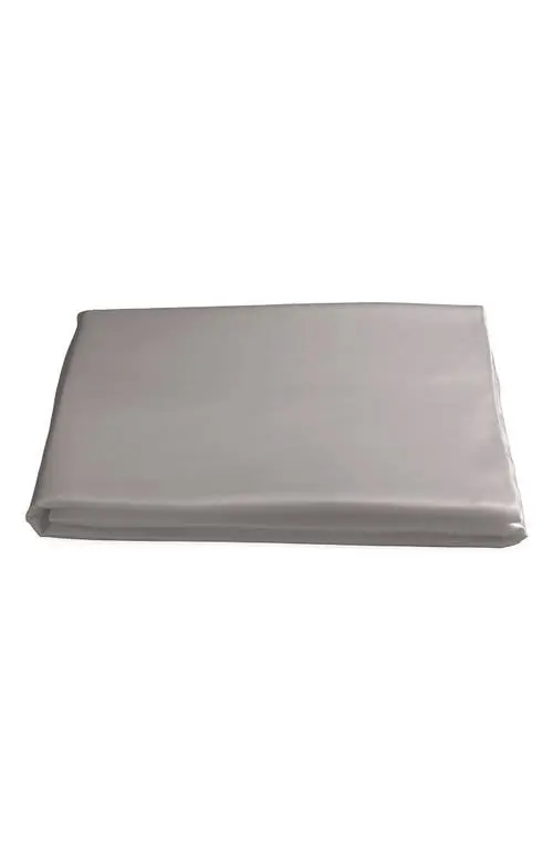 MATOUK Nocturne 600 Thread Count Fitted Sheet - Platinum