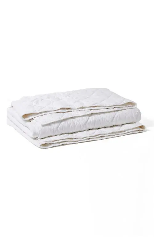 COYUCHI Diamond Stitch Organic Cotton Comforter - Undyed