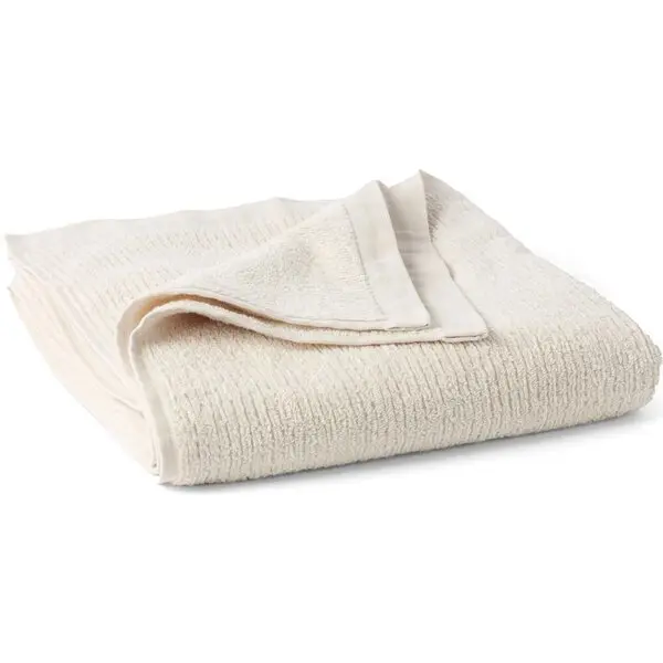 COYUCHI Temescal 6-piece Organic Cotton Bath Towel - Alpine White