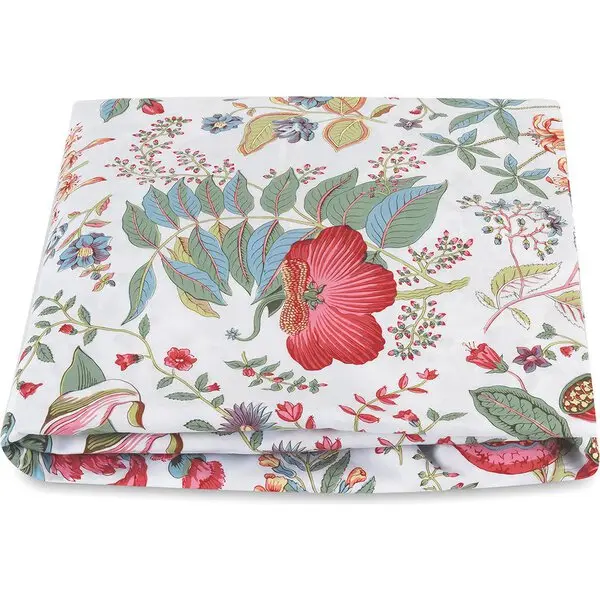 MATOUK Pomegranate Fitted Sheet - Pink Coral