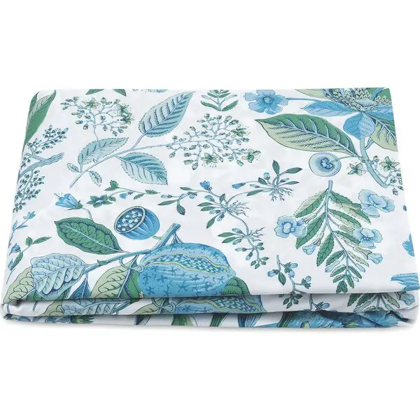 MATOUK Pomegranate Fitted Sheet - Sea