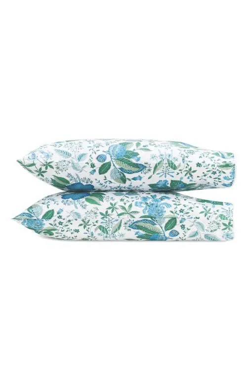 MATOUK Pomegranate Set Of 2 Pillowcases - Sea