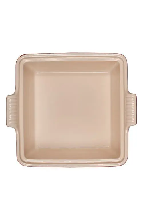 LE CREUSET Heritage 2 1/2 Quart Covered Square Stoneware Casserole