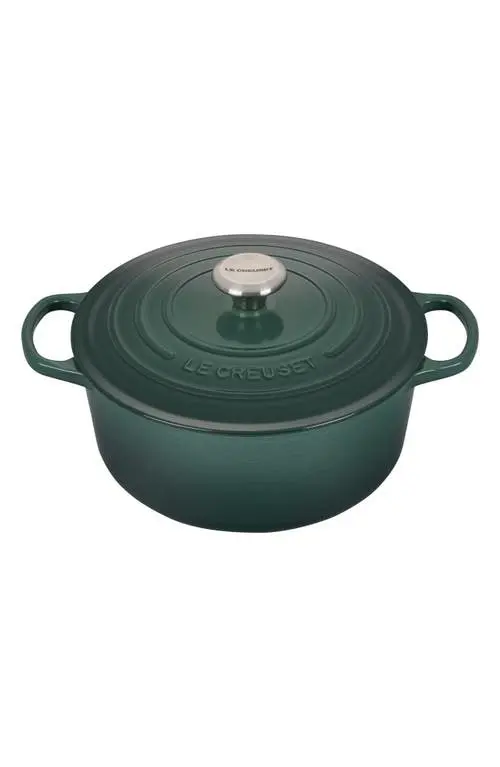 LE CREUSET Signature 5.5-quart Round Enamel Cast Iron French/dutch Oven - Artichaut