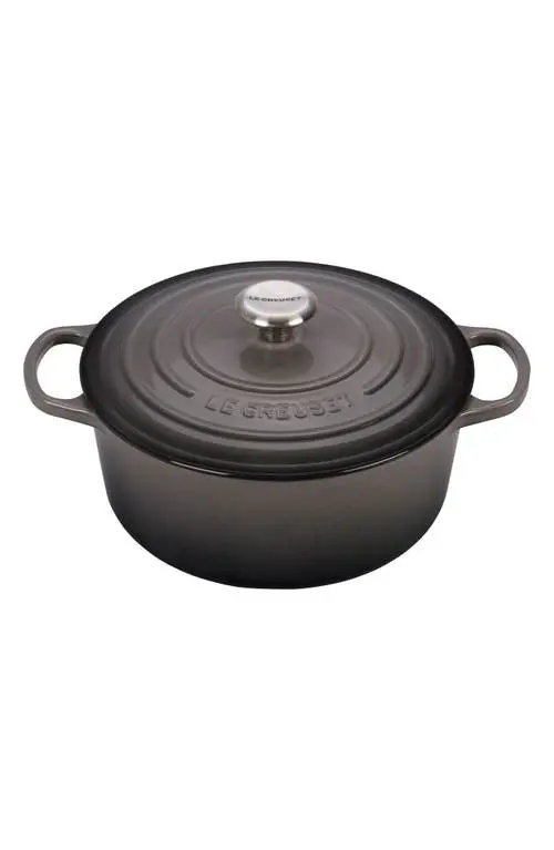 LE CREUSET Signature 5.5-quart Round Enamel Cast Iron French/dutch Oven - Oyster