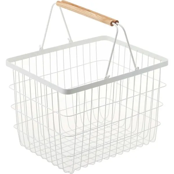 YAMAZAKI Tosca Laundry Basket - White
