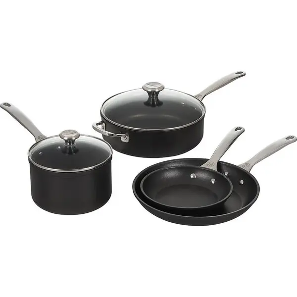 LE CREUSET 6-piece Toughened Nonstick Pro Cookware Set - Black