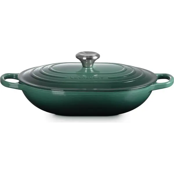 LE CREUSET 3.75-quart Oval Enameled Cast Iron Casserole - Artichaut