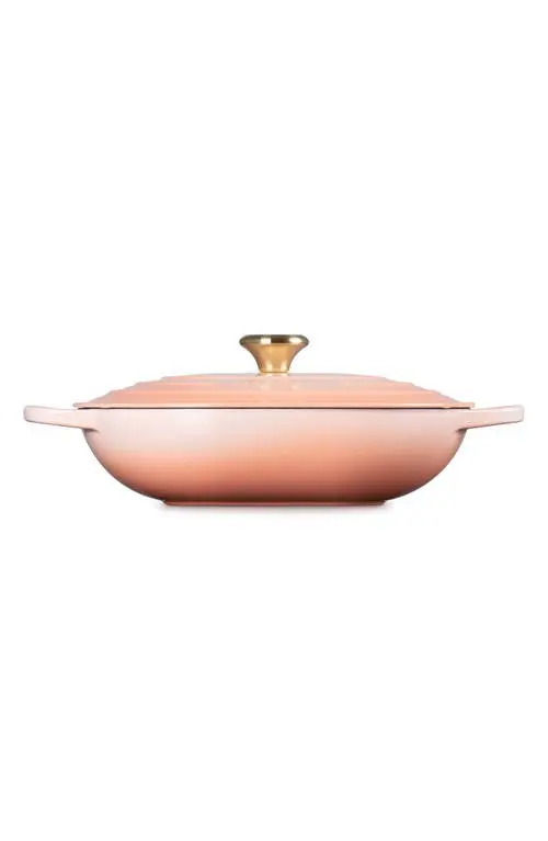 LE CREUSET 3.75-quart Oval Enameled Cast Iron Casserole - Peche