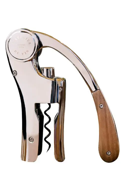 L'ATELIER DU VIN Oeno Motion Vertical Lever Corkscrew - Silver