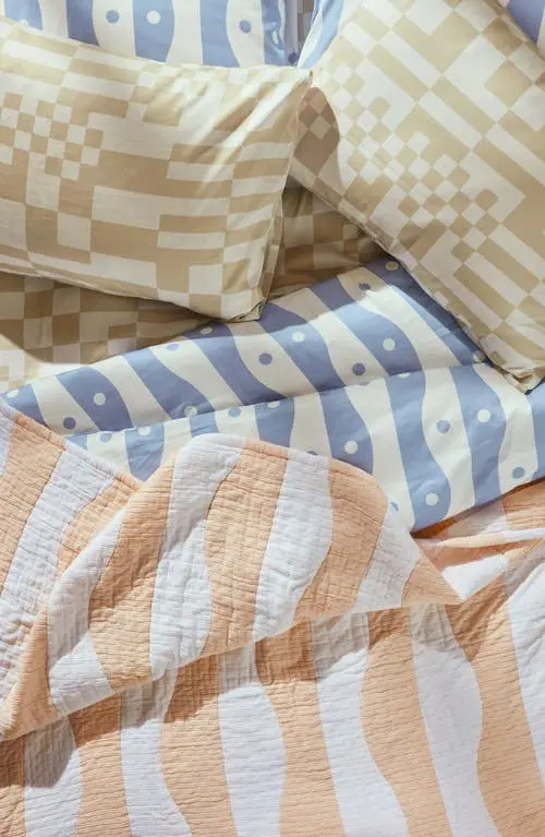 DUSEN DUSEN Check Duvet Cover & Sham Set