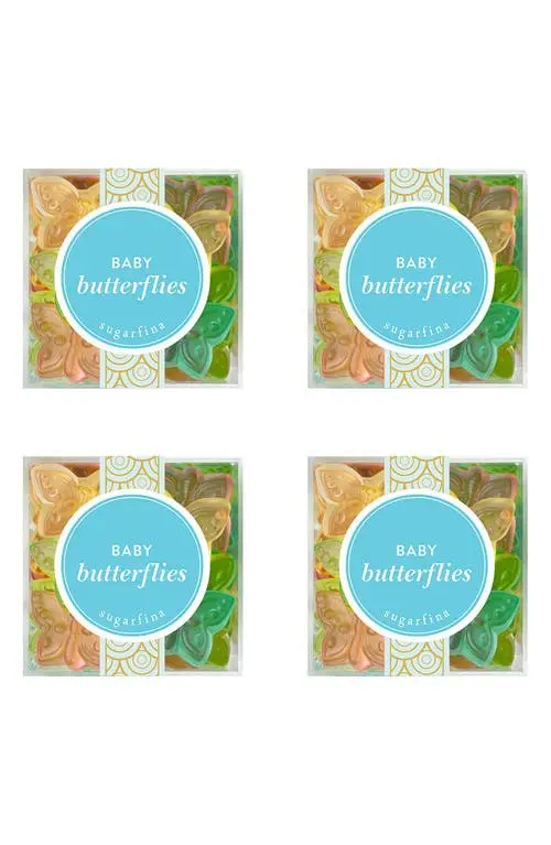 SUGARFINA Baby Butterflies 4-piece Candy Cube - Blue