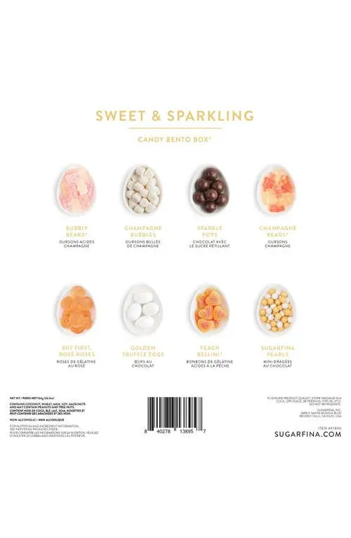 SUGARFINA Sweet & Sparkling 8-piece Candy Bento Box