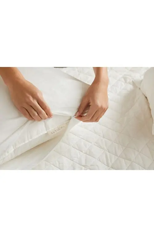 COYUCHI Organic Cotton Pillow Protector