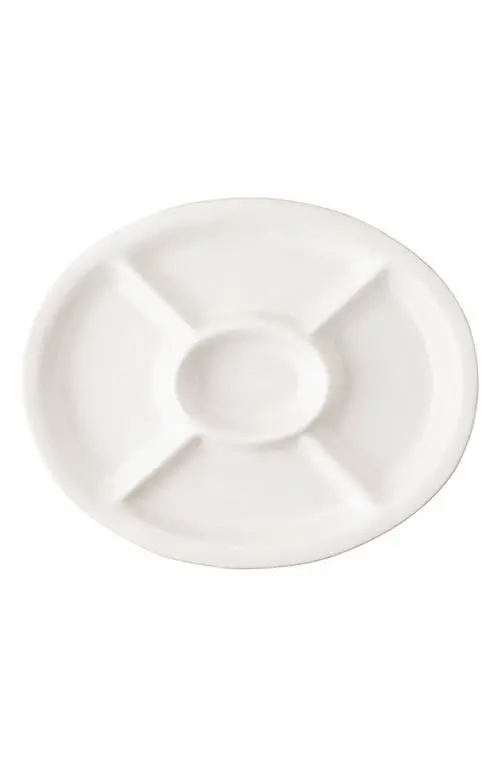 JULISKA Puro Crudités Platter - Whitewash
