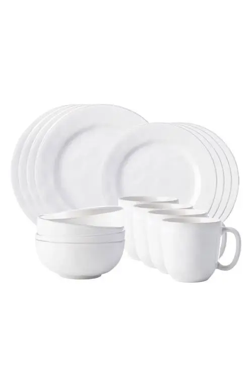 JULISKA Puro 16-piece Dinnerware Set - Whitewash