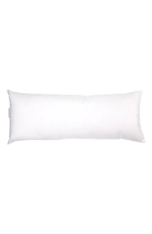 COYUCHI Feather & Down Lumbar Pillow Insert - White