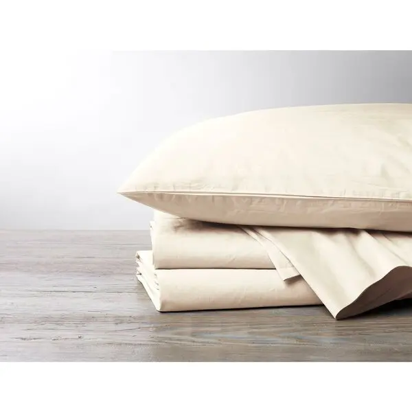 COYUCHI Set Of 2 300 Thread Count Organic Cotton Pillowcases - Undyed