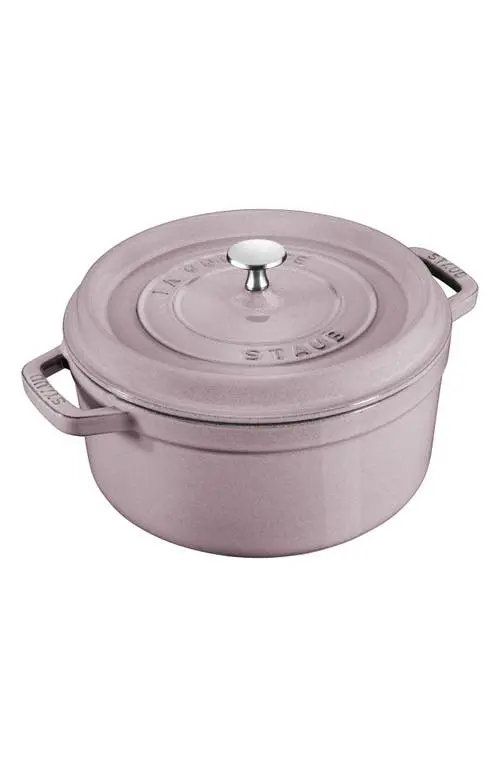 STAUB 5.5-quart Enameled Cast Iron Dutch Oven - Lilac
