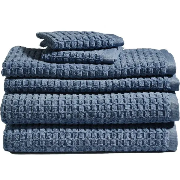 Dkny Quick Dry 6-piece Bath Towel - Denim