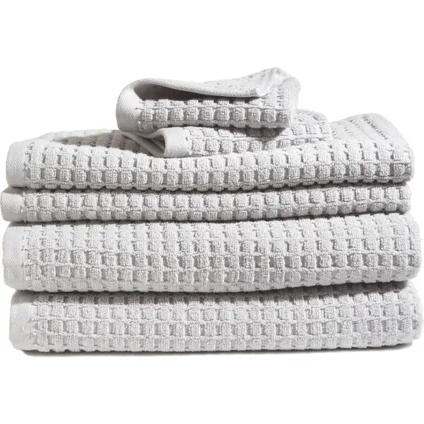 Dkny Quick Dry 6-piece Bath Towel - Grey