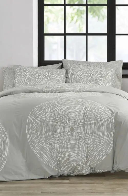 Marimekko Fokus Comforter & Sham Set - Grey