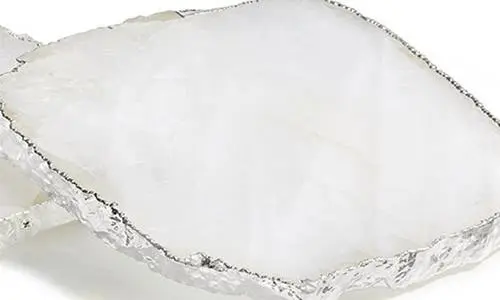 ANNA NEW YORK Kivita Set Of 2 Coasters - Crystal Silver
