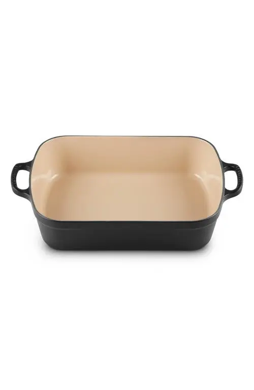LE CREUSET Signature 3 Quart Enameled Cast Iron Roaster - Licorice