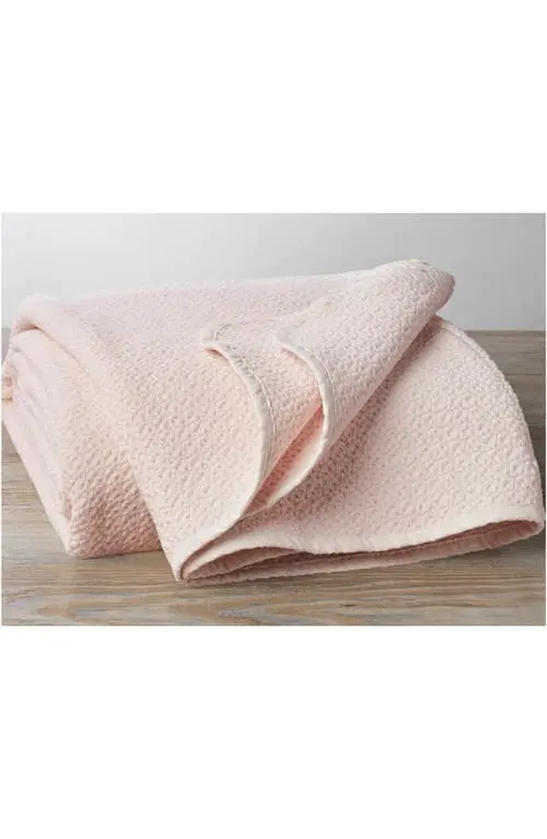 COYUCHI Honeycomb Organic Cotton Blanket - Camellia