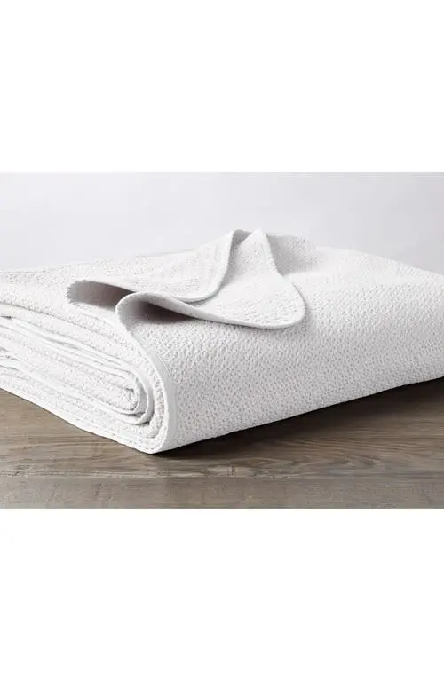 COYUCHI Honeycomb Organic Cotton Blanket - White