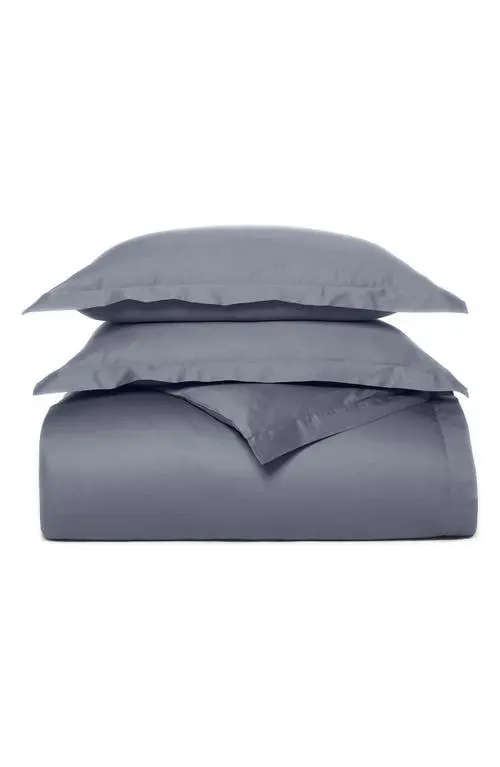 BOLL & BRANCH Signature Hemmed Duvet Set - Mineral