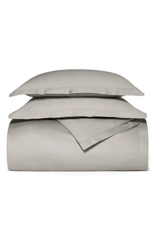 BOLL & BRANCH Signature Hemmed Duvet Set - Pewter