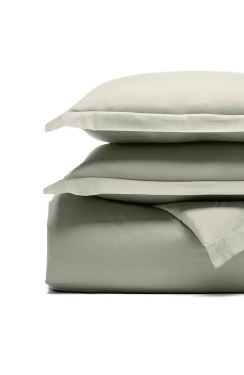 BOLL & BRANCH Signature Hemmed Duvet Set - Sageleaf