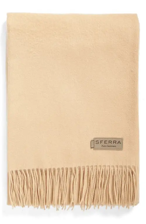 SFERRA Dorsey Throw - Almond