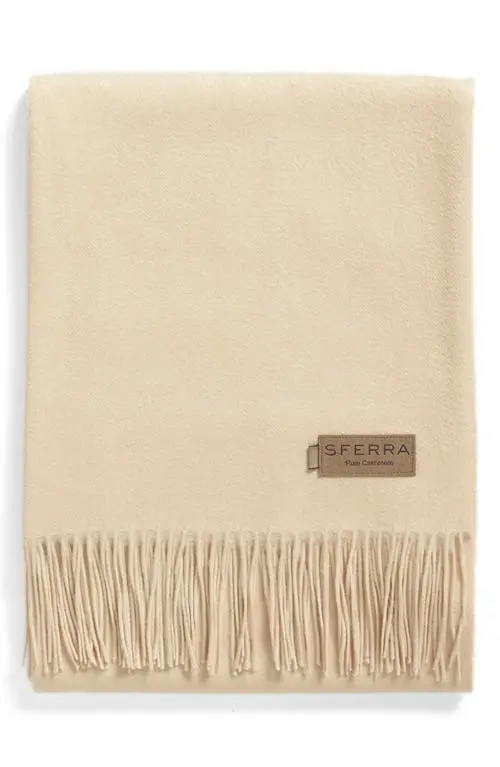 SFERRA Dorsey Throw - Champagne