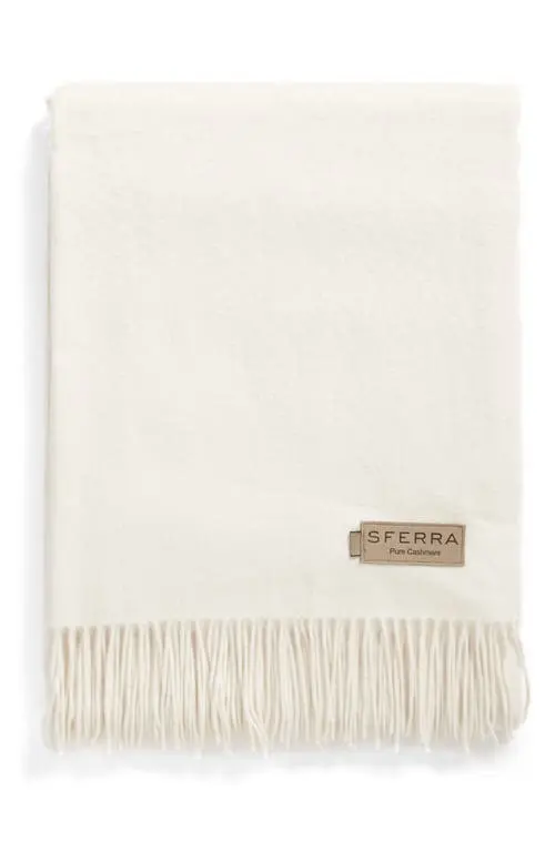 SFERRA Dorsey Throw - Ivory