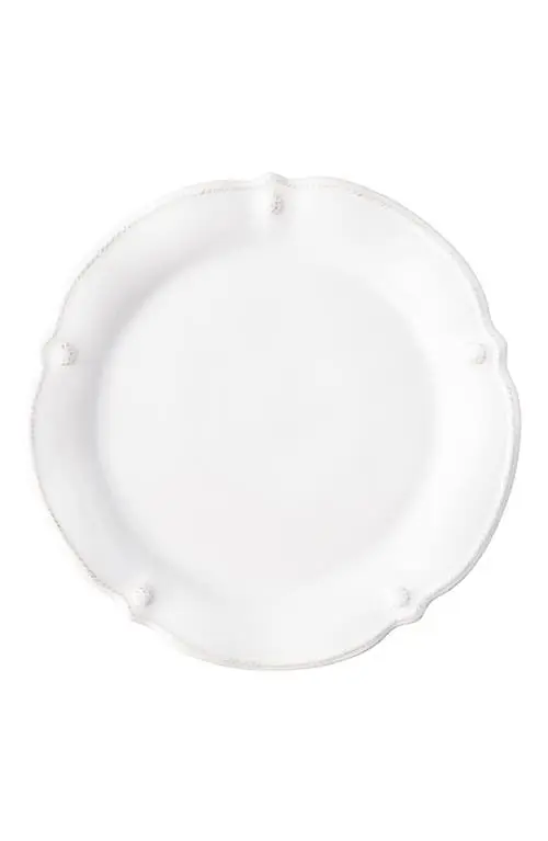 JULISKA Berry & Thread Flared Dessert/salad Plate - Whitewash