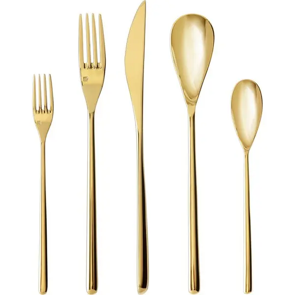 FORTESSA Dragonfly 20-piece Flatware Set - Gold