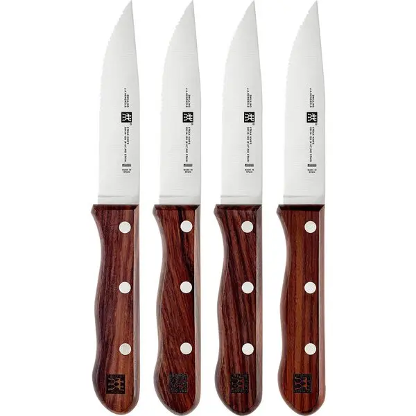 ZWILLING 4-piece Steakhouse Knife Set - Stainless Steel