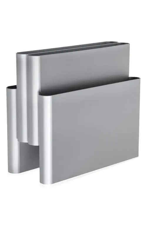 KARTELL Magazine Rack - Silver