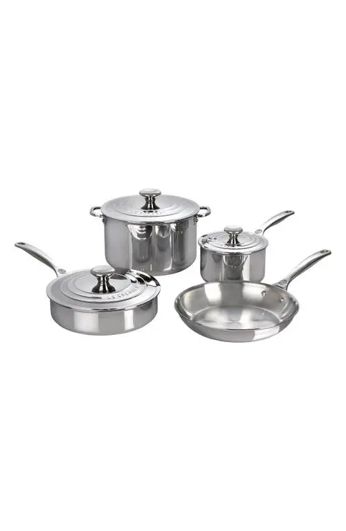 LE CREUSET 7-piece Cookware Set - Stainless Steel