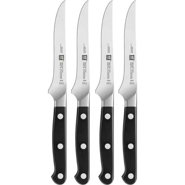 ZWILLING J.a. Henckels 'pro' Steak Knives - Black/silver